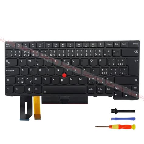 Teclado Checo Eslovaco Retroiluminado Para Lenovo Thinkpad E480e490