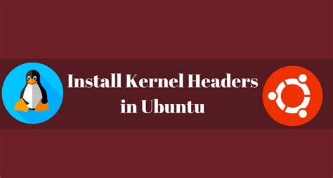 how to install kernel headers in ubuntu