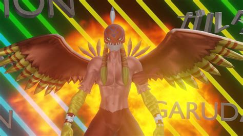 Garudamon Evolution Fan Made Youtube