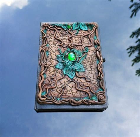 Woodland Fantasy Druidic Journal With Leaves And Vines T For Forest