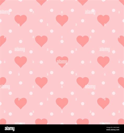 Seamless Heart Pattern Vector Illustration Stock Vector Image And Art Alamy