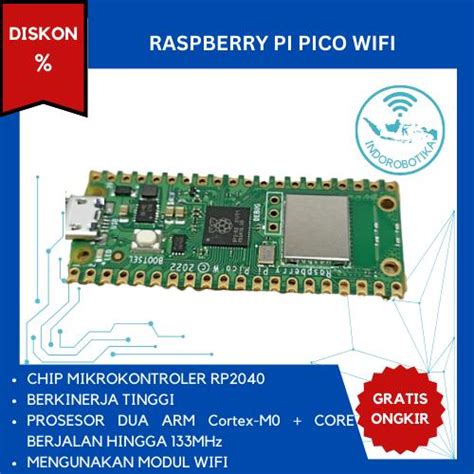 Promo Raspberry Pi Pico W Papan Mikro Wifi Kota Tangerang Selatan