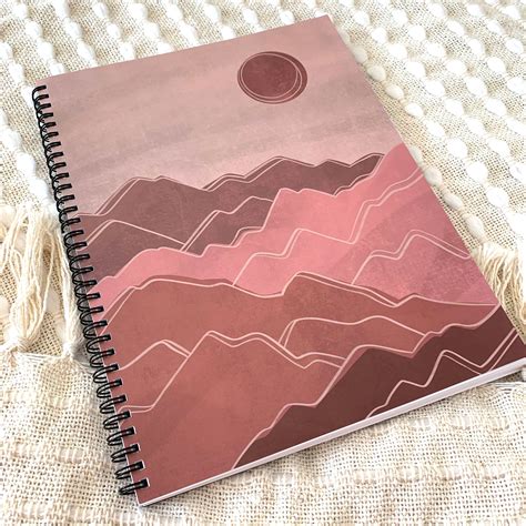 Spiral Lined Notebook 8 5x11 In Journal College Ruled Etsy