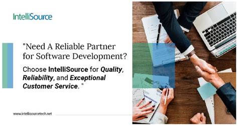 Need A Reliable Partner For Software Development Intellisource Technologies Posted On The