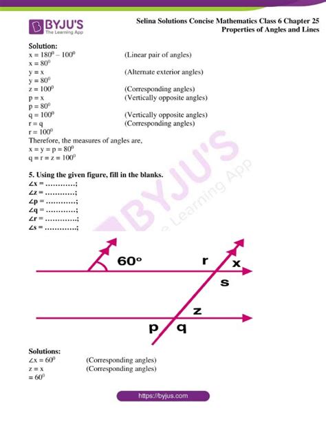 Selina Solutions Concise Mathematics Class 6 Chapter 25 Properties Of