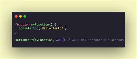 The “settimeout” Method In Javascript Is An Important Concept To
