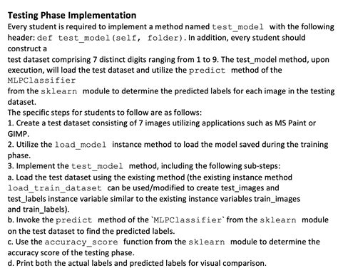 Solved Testing Phase Implementation Every Babe Is Chegg Com