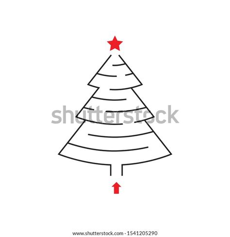 744 Christmas Tree Labyrinth Stock Vectors And Vector Art Shutterstock