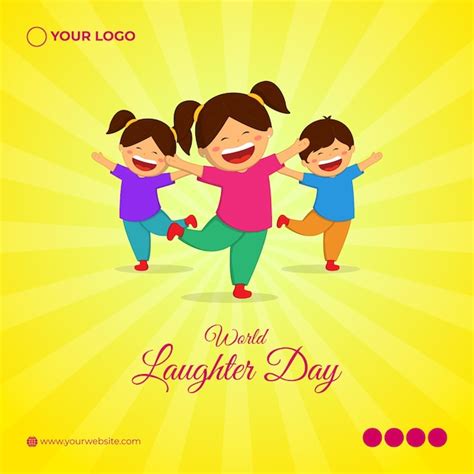 Premium Vector Vector Illustration Of Happy World Laughter Day Social
