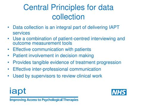 Ppt Data Collection In Iapt Powerpoint Presentation Free Download