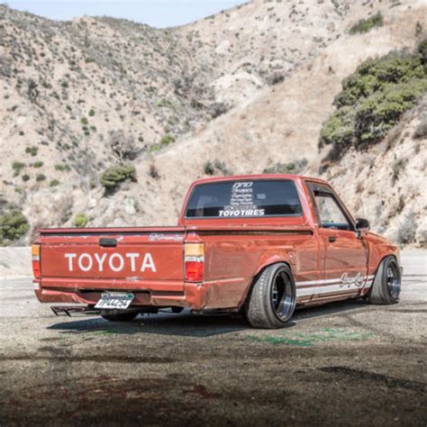 Stanced Toyota Pickup