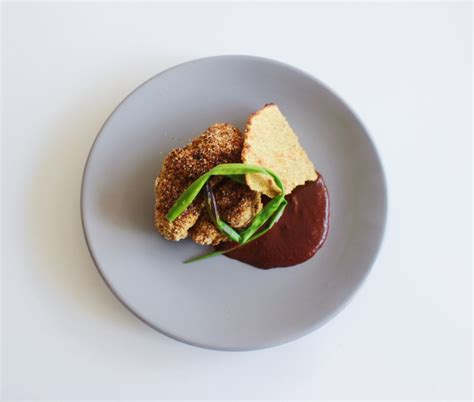 Sweetbreads Mollejas With Mole Freddys Harajuku