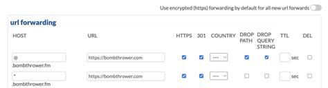 Url Forwarding With Drop Path And Drop Query String Options Easydns