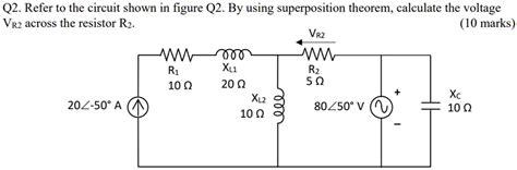 solved q2 refer to the circuit shown in figure q2 by using