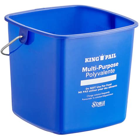 Color Coded Cleaning Pail Haccp Compliant For Correctional Facilities