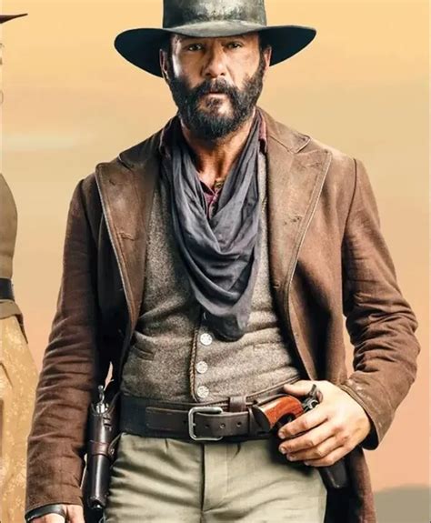 1883 Yellowstone James Dutton Brown Leather Coat