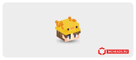 Мальчик в шлеме Аксолотля — Голова Майнкрафт