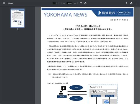 横浜銀行と東日本銀行による自動生成ai「行内 Chatgpt」の導入で生産性を飛躍的に向上 Ai総合研究所