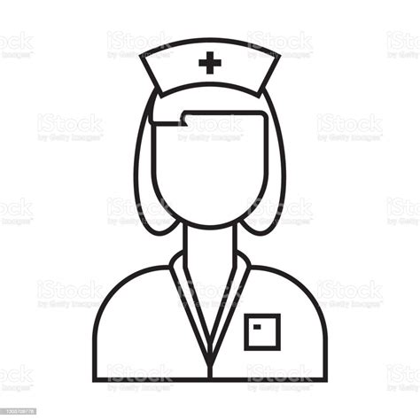 웹 응용 프로그램 및 모바일 개념에 대한 흰색 배경에 고립 된 트렌디 한 라인 스타일의 의사 간단한 의학 아이콘 벡터 일러스트레이션 0명에 대한 스톡 벡터 아트 및 기타