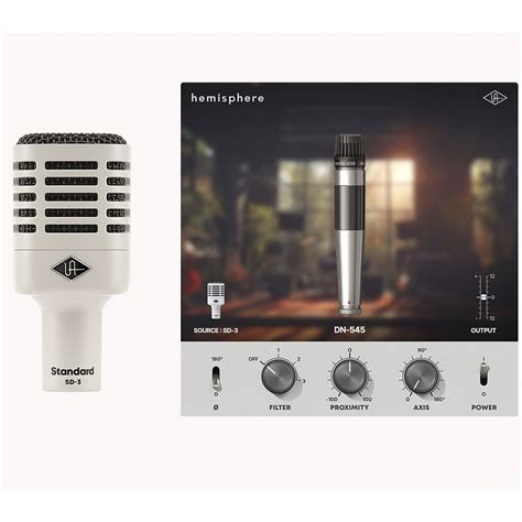 Universal Audio Sd 3 Dynamic Microphone With Hemisphere Mic Modelling Universal Audio Sd 3 Dynamic Microphone With Hemisphere Mic Modelling