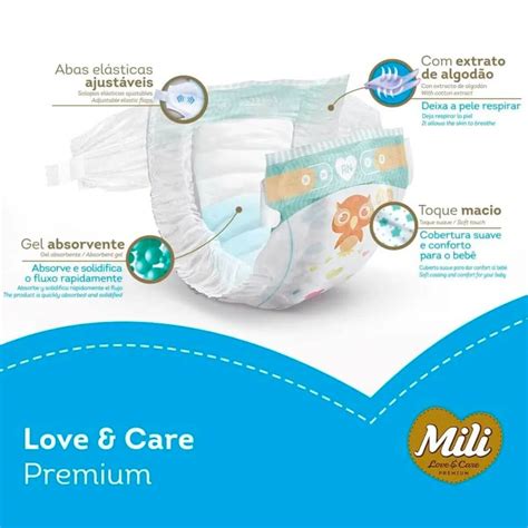 Fralda Mili Love Care Giga Xg C66un Farmácia Online Farmalar Saúde