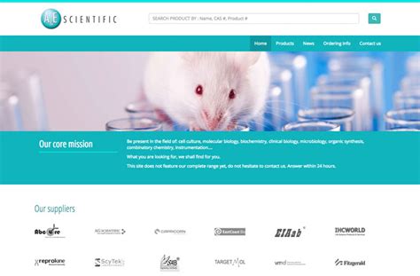 Ae Scientific Webkrea Création Site Internet Brabant Wallon