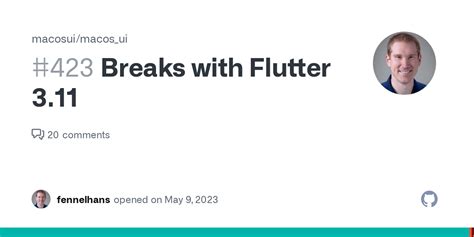 Breaks With Flutter Issue Macosui Macos Ui Github