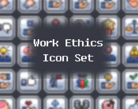Work Ethics Icon Sets By Pixeleart