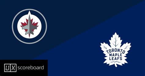 Jets 5 Vs Maple Leafs 6 · Jan 1 2026 · Nhl Scores Uxscoreboard