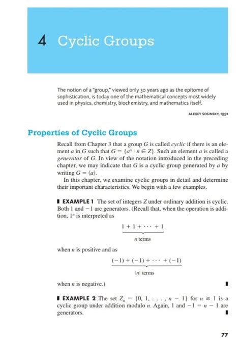 Cyclic Group