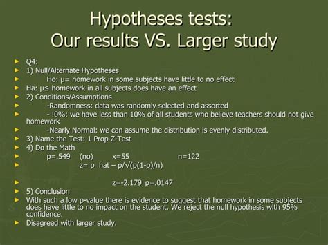 Ap Stats Survey Project Ppt