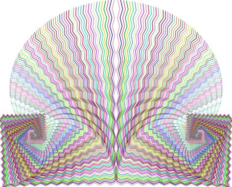 Prismatic Abstract Line Art Design 3 Openclipart
