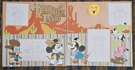 Frontierland Layout Svgs Etsy