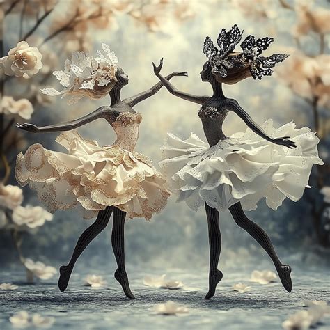 3d Rendered Photos Of Dancing Dolls Premium Ai Generated Image