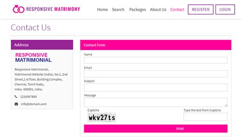 Responsive Matrimonial Php Script Inkthemes
