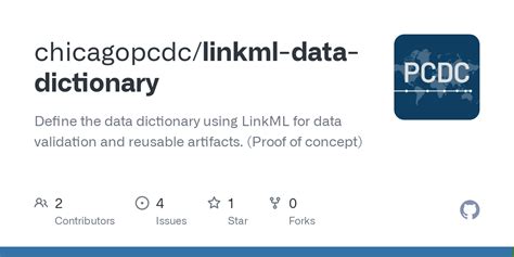 Github Chicagopcdclinkml Data Dictionary Define The Data Dictionary