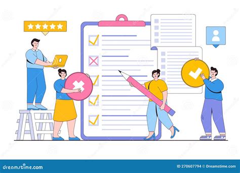 People Filling In Form Or Answering Questions Concept With People