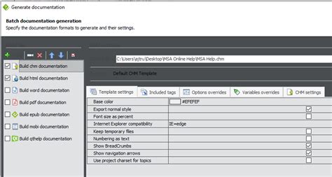 Adding Custom Css Content To Chm Projects In Helpndoc Stack Overflow
