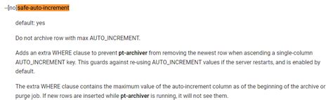 Mysql 故障分析 Pt Archiver 归档丢失一条记录 个人文章 Segmentfault 思否