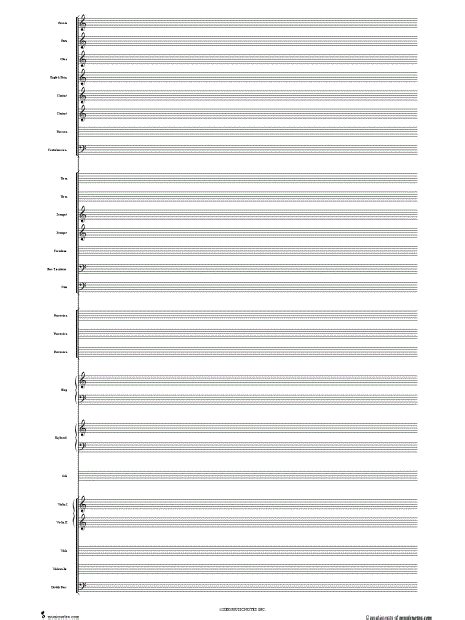 Music Sheet Paper