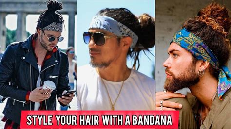Best Bandana Style For Long Hair How To Wear A Bandana Guys Youtube