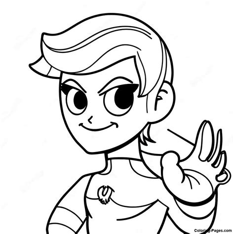 Danny Phantom Coloring Page Coloring
