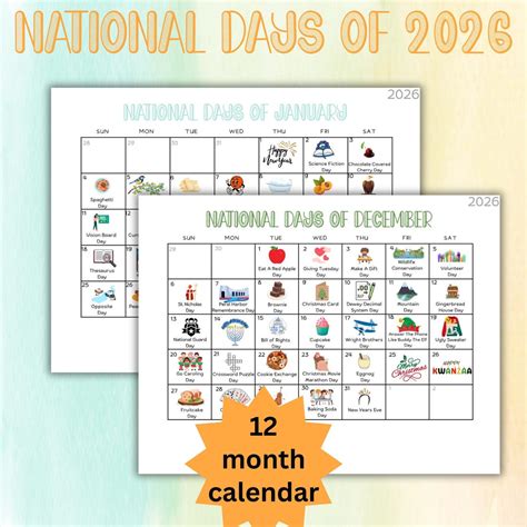 Fun Holidays Calendar International World Days 2026 Events National
