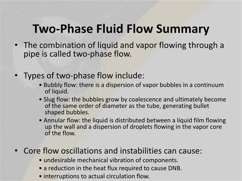 Ppt Lesson 25 Two Phase Fluid Flow Powerpoint Presentation Free