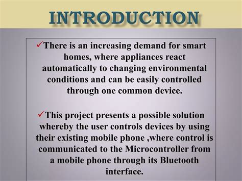 Android Based Home Automation Control Pptx