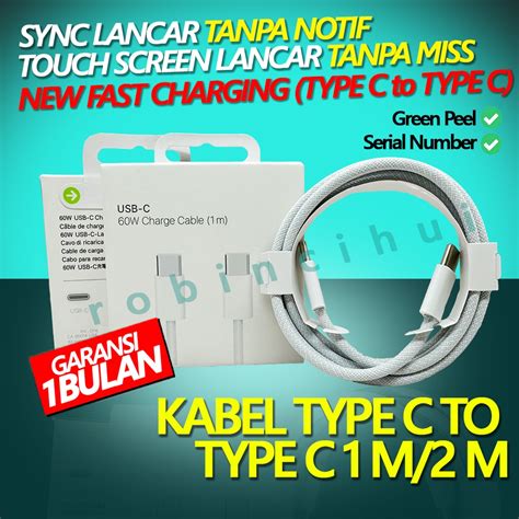 Jual Charger Ip Promax Type C To Type C Fast Charging M M Adaptor W Kabel Ip