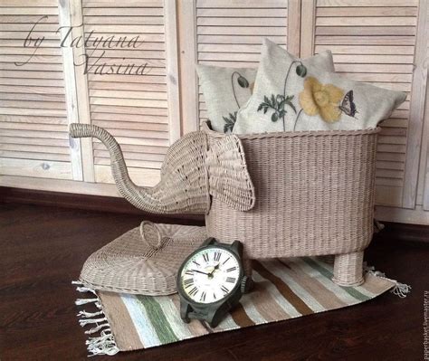 Короб плетеный Слон в интернет магазине на Ярмарке Мастеров Короб