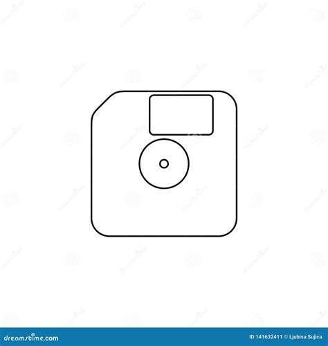 Floppy Magnetic Disks Computer Diskettes Icon In Retro Old 90s Technology Aesthetics