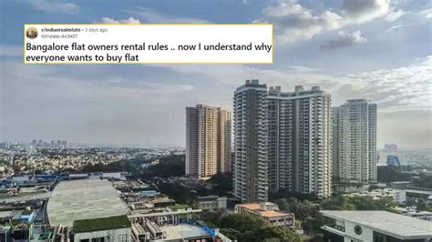 Bengaluru Man Tells Reality Of Flat Owners6 महीने की सिक्योरिटी और