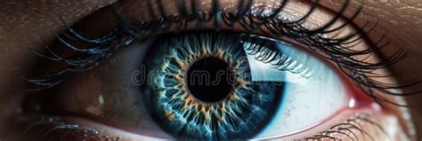 iris recognition for seamless user authentication stock illustration